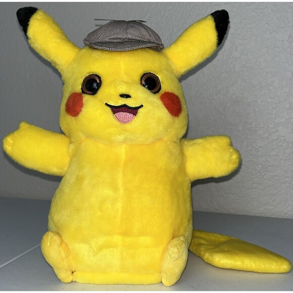 Pokemon | Toys | Pokmon Pikachu Detective Plush Says Phrases Pinching ...